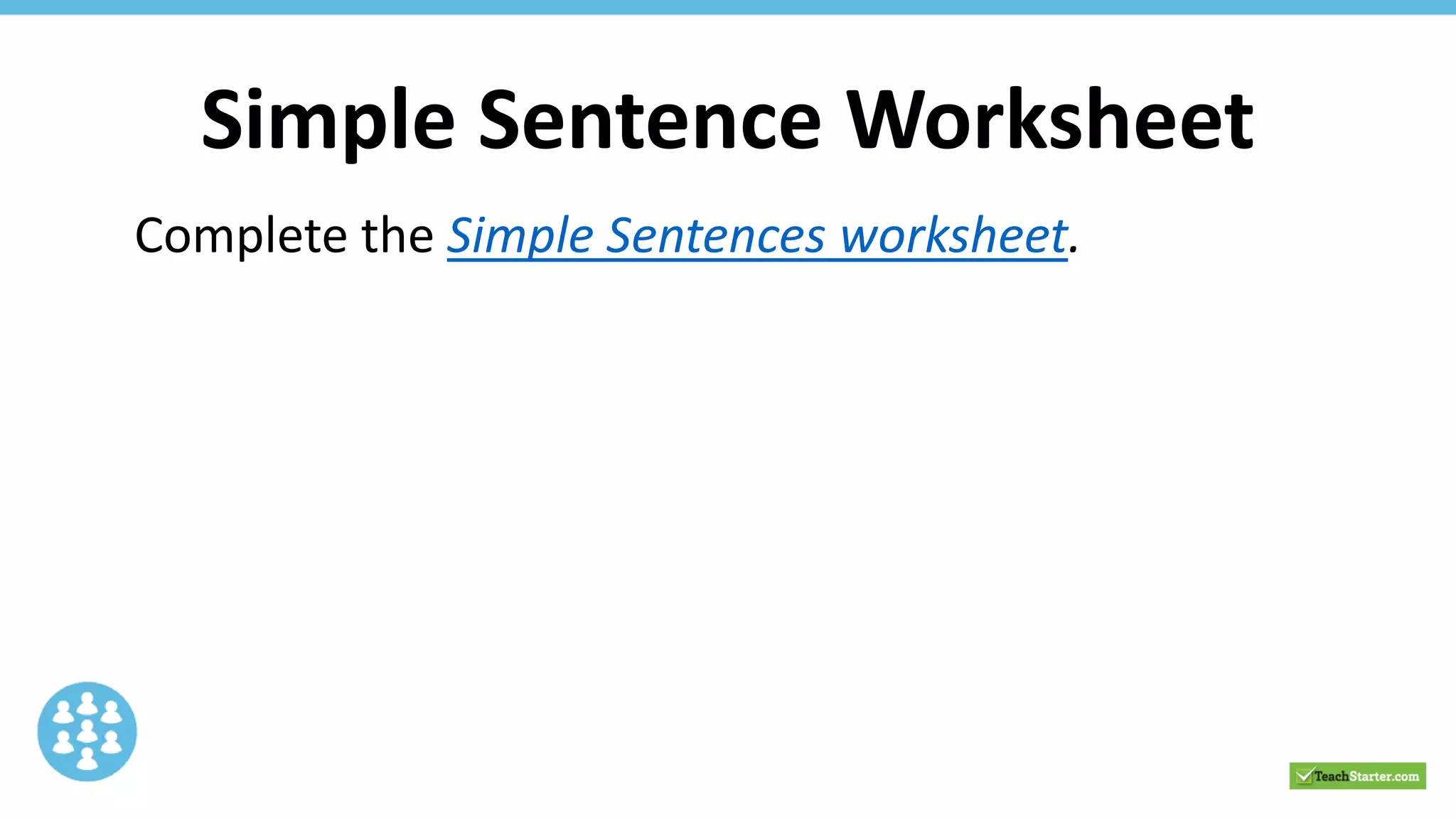 Simple & Compound Sentences PPT | POTX