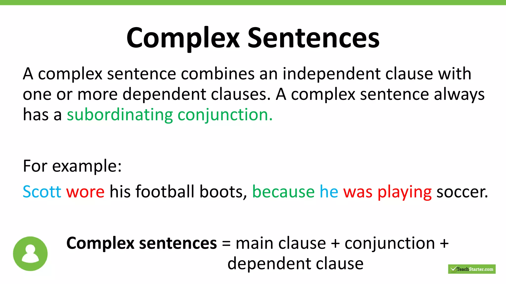 Simple & Compound Sentences PPT | POTX | Homework and Study | Education
