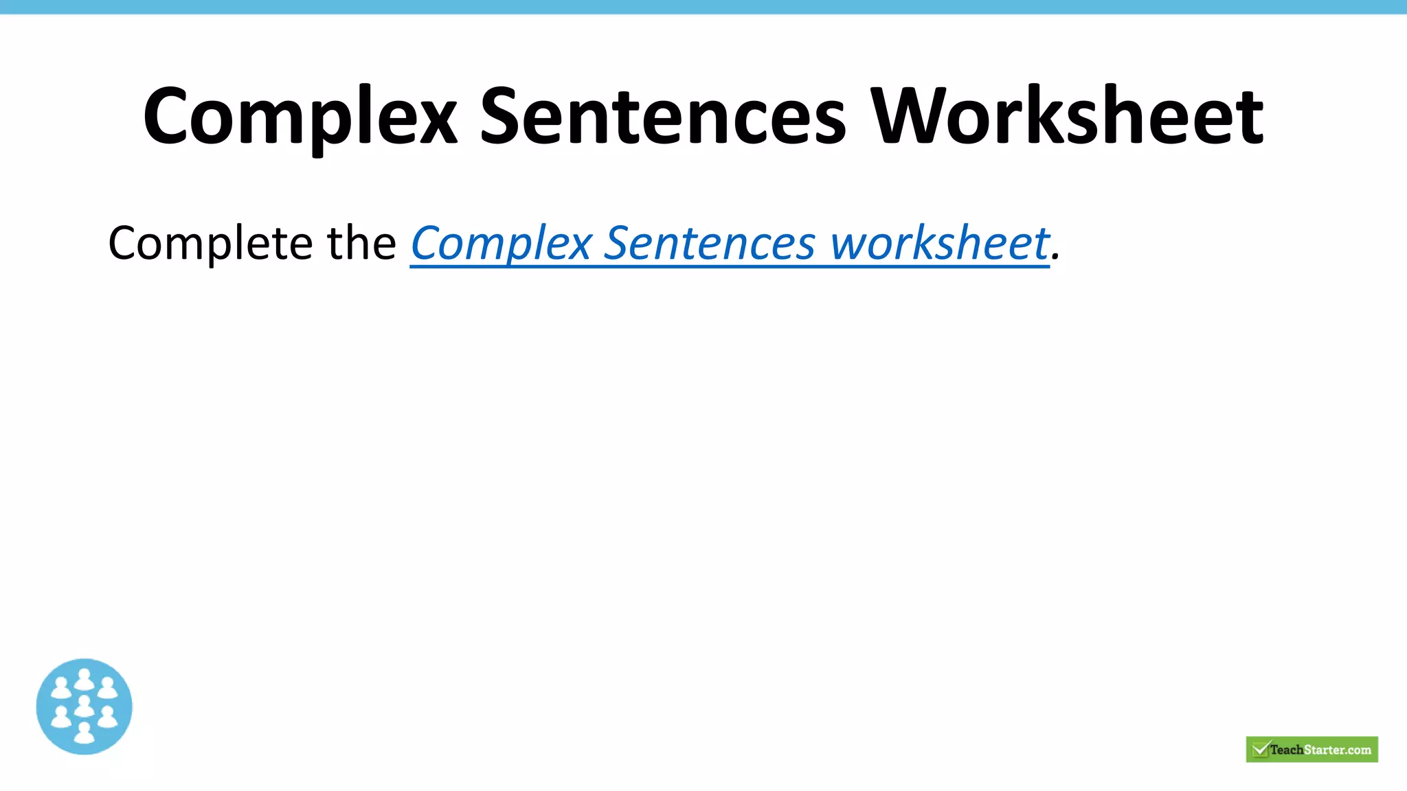 Simple & Compound Sentences PPT | POTX