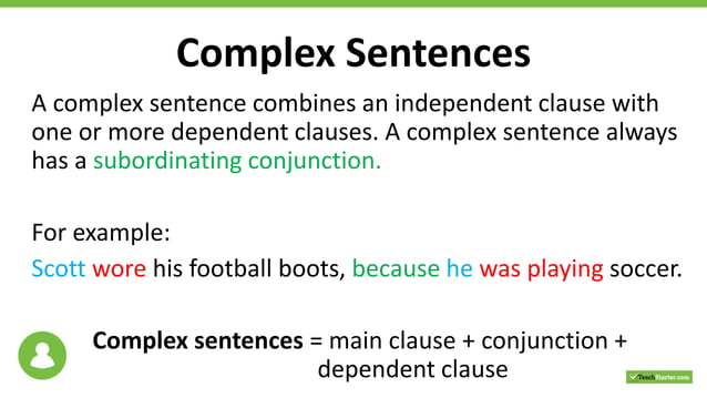 Simple & Compound Sentences PPT | POTX | Homework and Study | Education