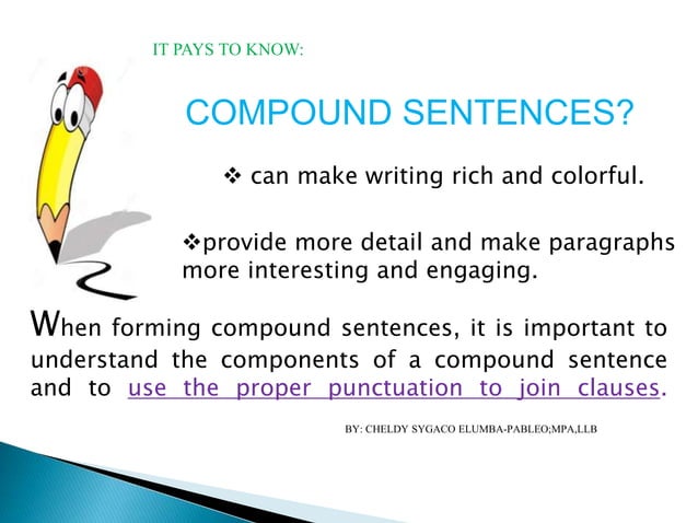 Simple, compound & complex sentences | PPTX | Law