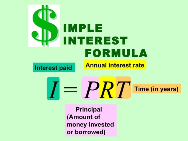 Calculating Simple and Compound Interest | PPT | Stocks and Bonds ...