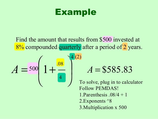 Calculating Simple and Compound Interest