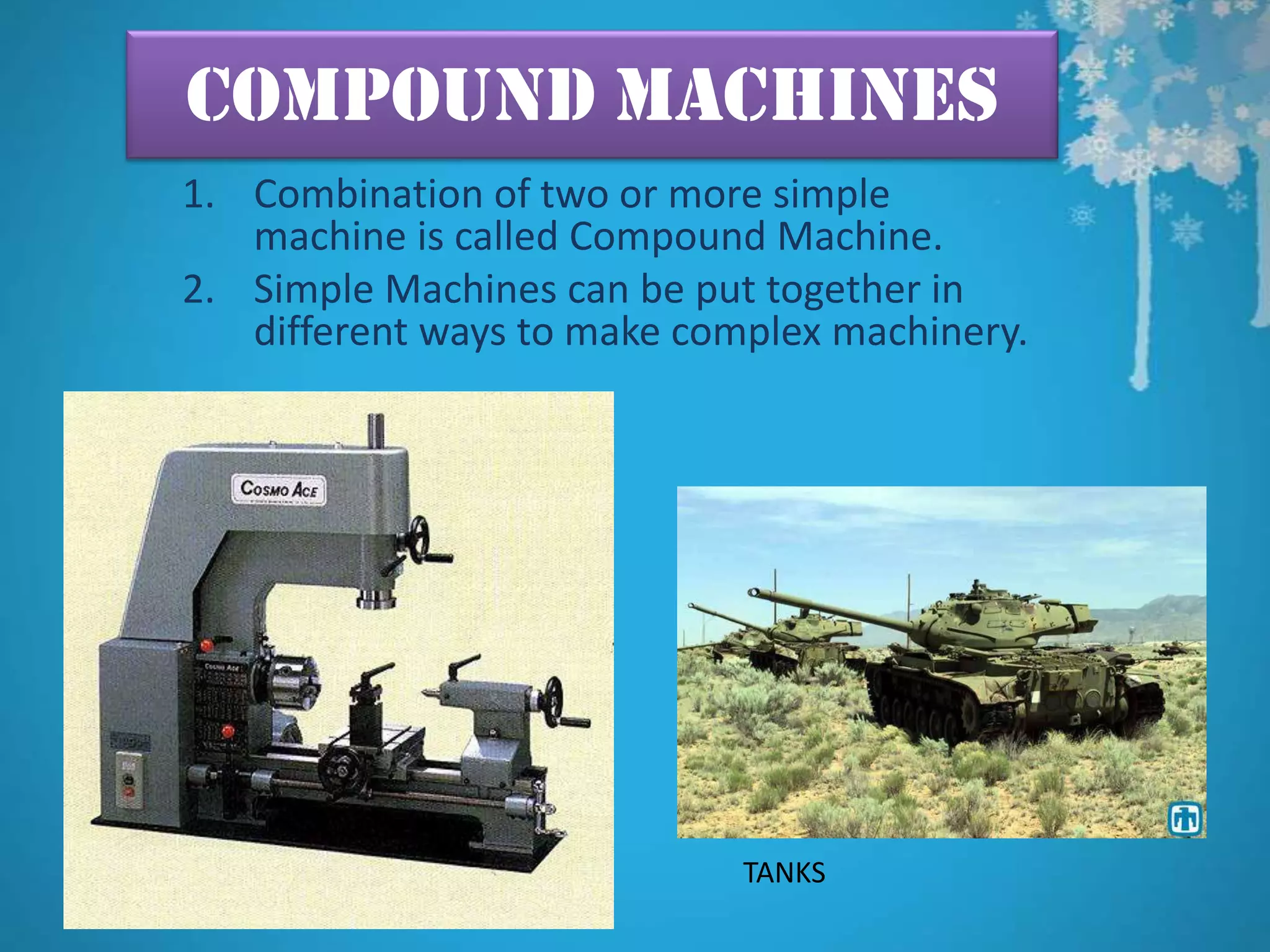 Simple & compound machines | PPTX