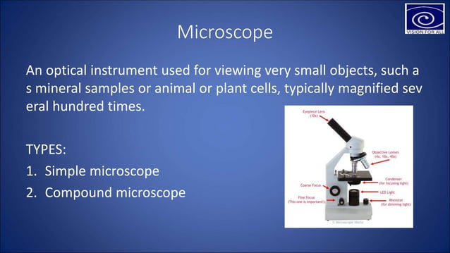 Simple & compound microscope PPT | PPTX | Photography | Arts and Crafts