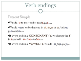Simple&Continuos Present Intermediate Level | PPS | Digital Audio | Computer Software and ...