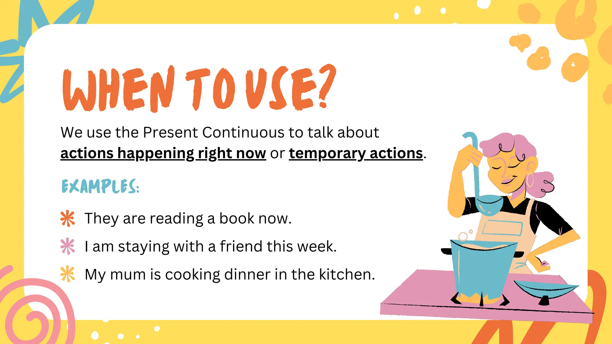 Simple & Continuous Tenses Presentation Creative | PDF