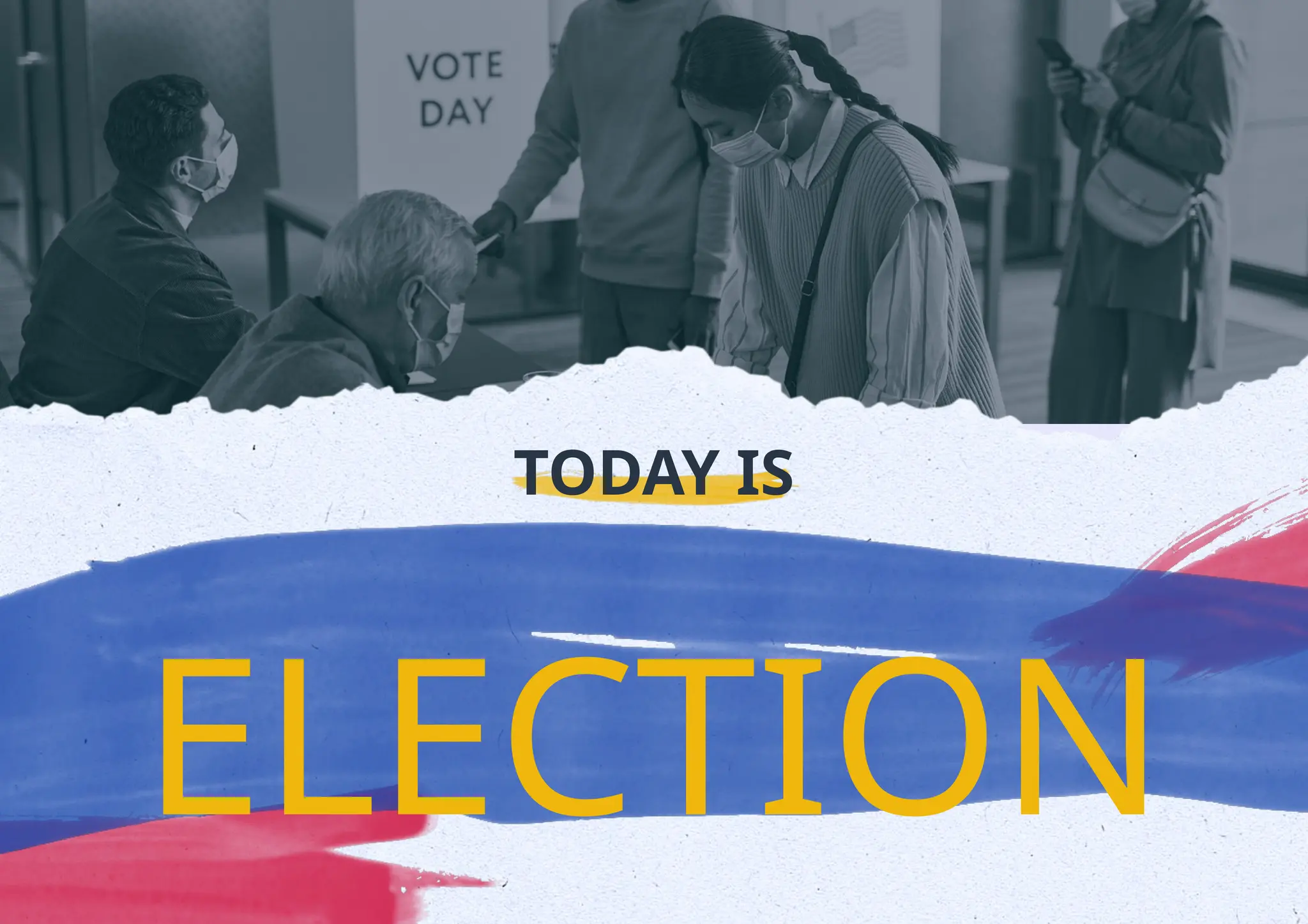 Simple Countdown to Presidential Election Poster.pptx