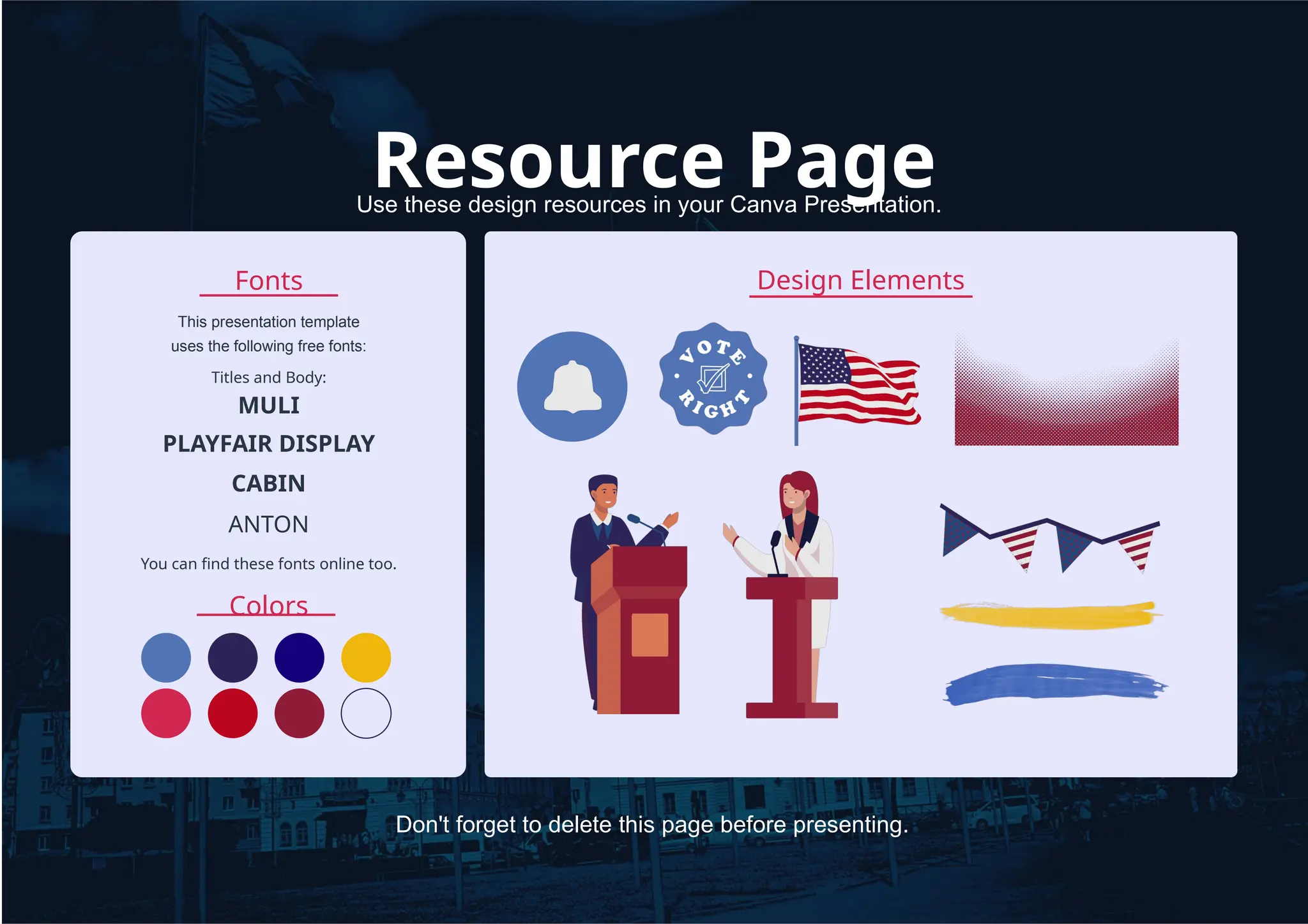 Simple Countdown to Presidential Election Poster.pptx