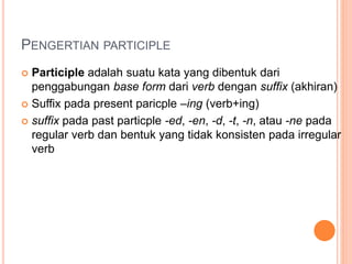 Simple dan past participle | PPTX