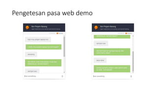 Tutorial pembuatan Bot peminjaman barang sederhana berbahasa Indonesia ...