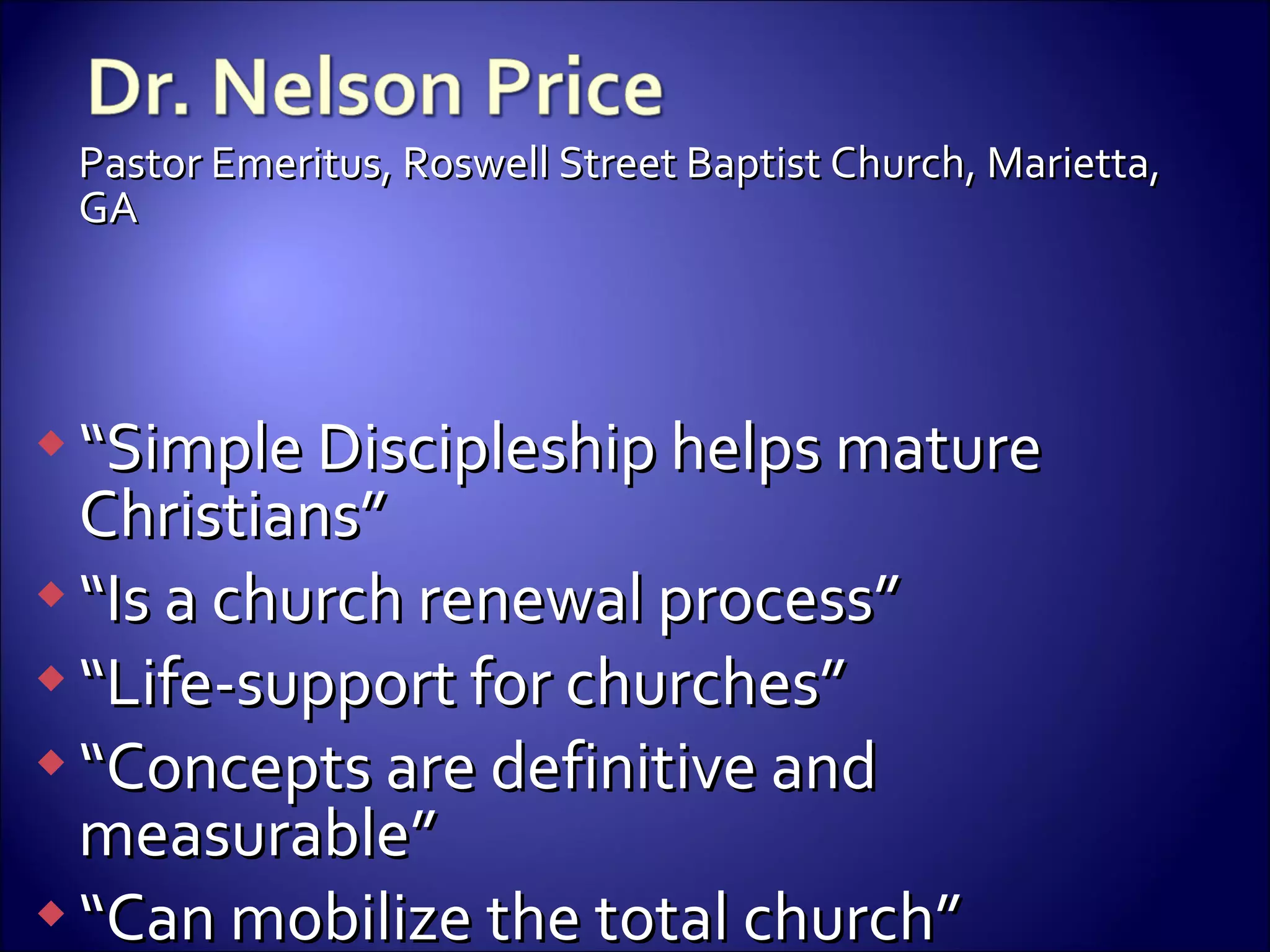 Simple Discipleship Overview | PPS