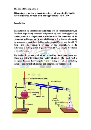 Simple distillation | DOCX