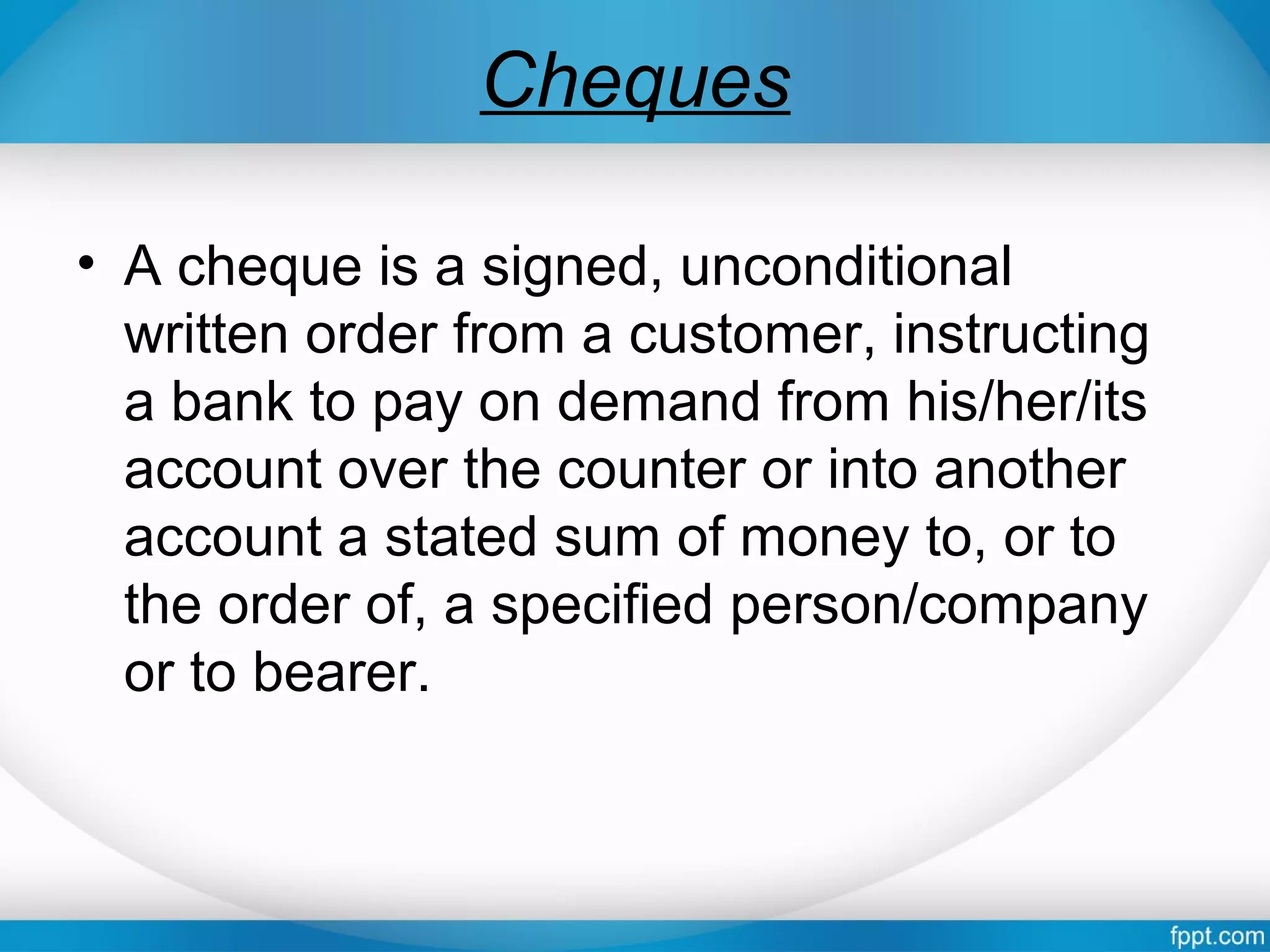 Accounts and Financial services | PPT