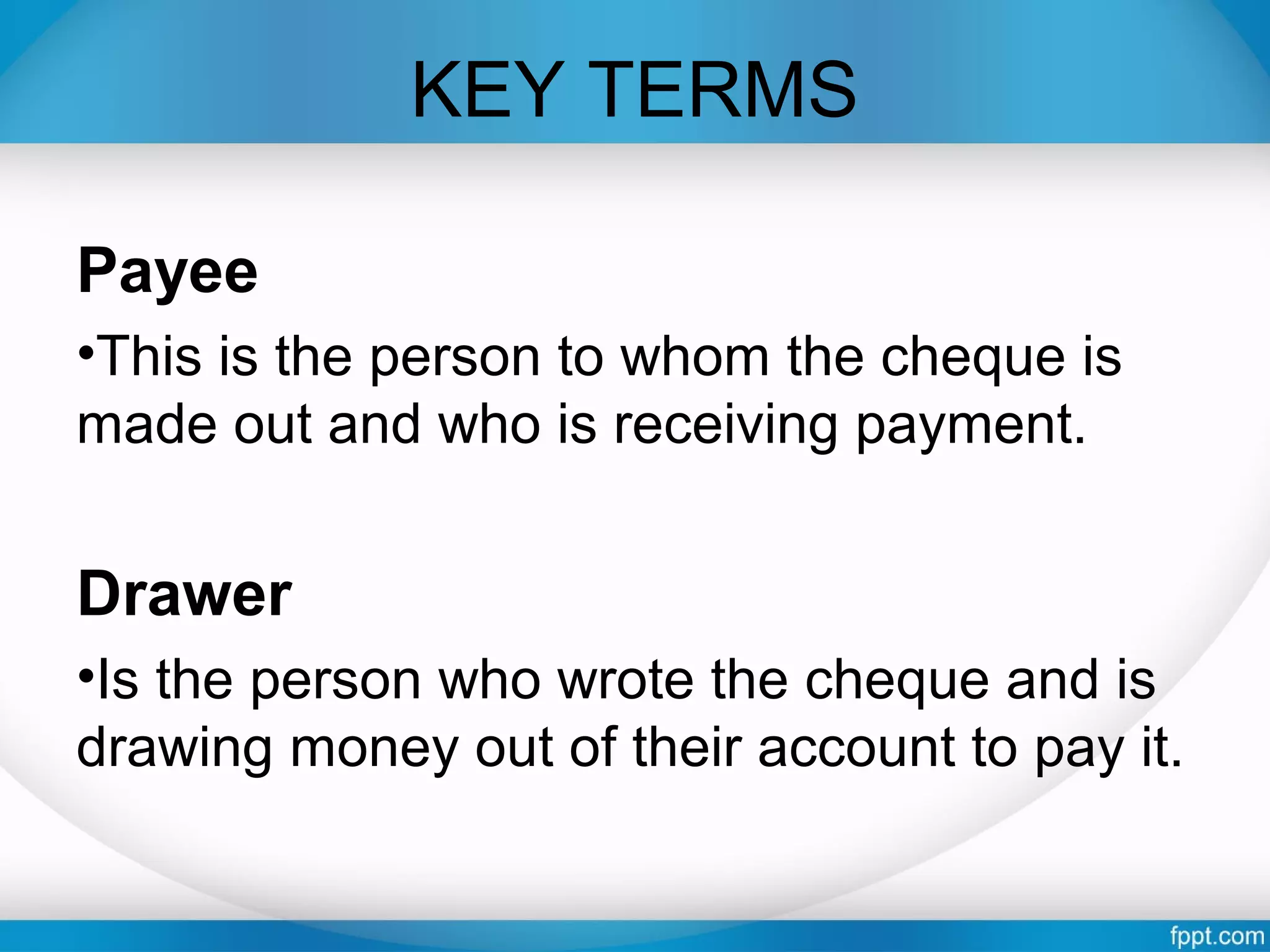 Accounts and Financial services | PPT