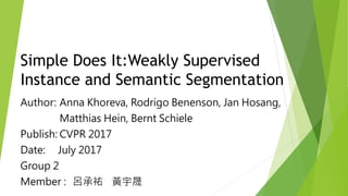 Simple does it | PPT