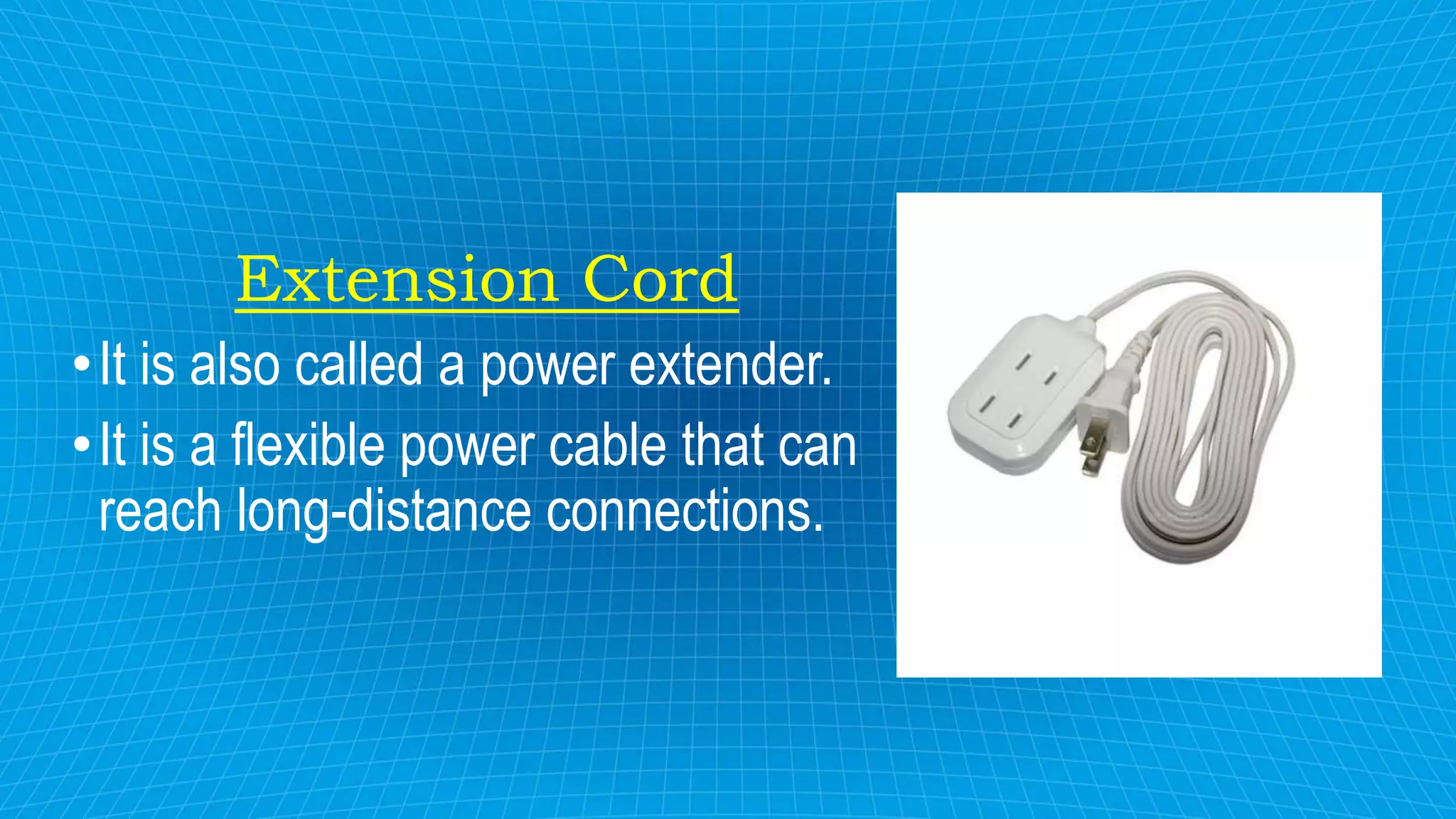 Simple electrical gadgets | PPTX