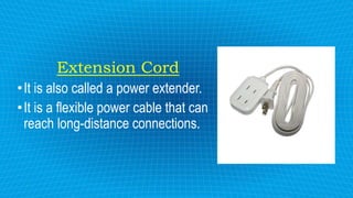 Simple electrical gadgets | PPTX