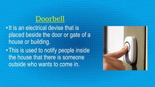 Simple electrical gadgets | PPTX