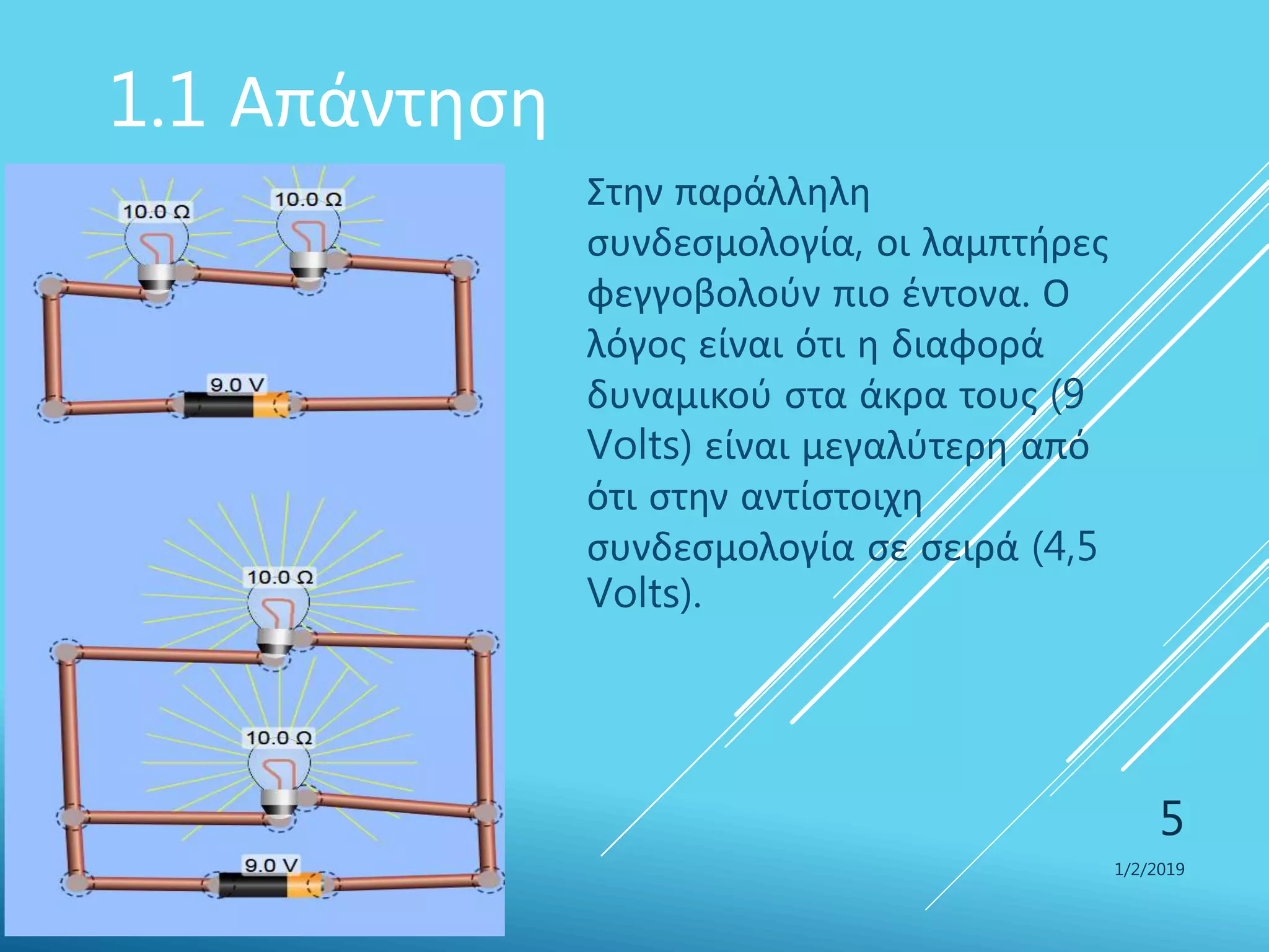 Απλά Ηλεκτρικά Κυκλώματα | PPTX