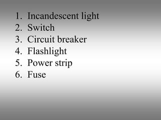 Simple electric devices | PPT