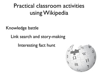 Simple English Wikipedia Activities | PPT