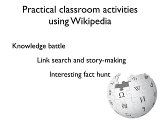 Simple English Wikipedia Activities | PDF