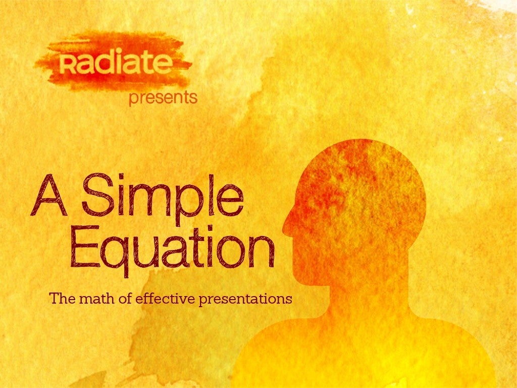 Simple Equation The Math Of Effective Presentations simple-equation-the-math-of-effective-presentations