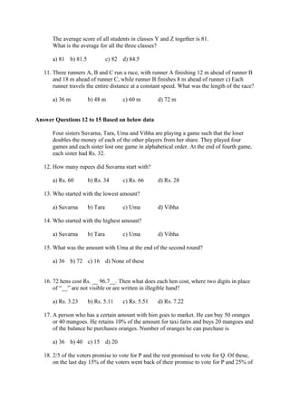 Simple equationsassignment | DOC