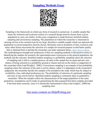 Simple Essay Sample | PDF