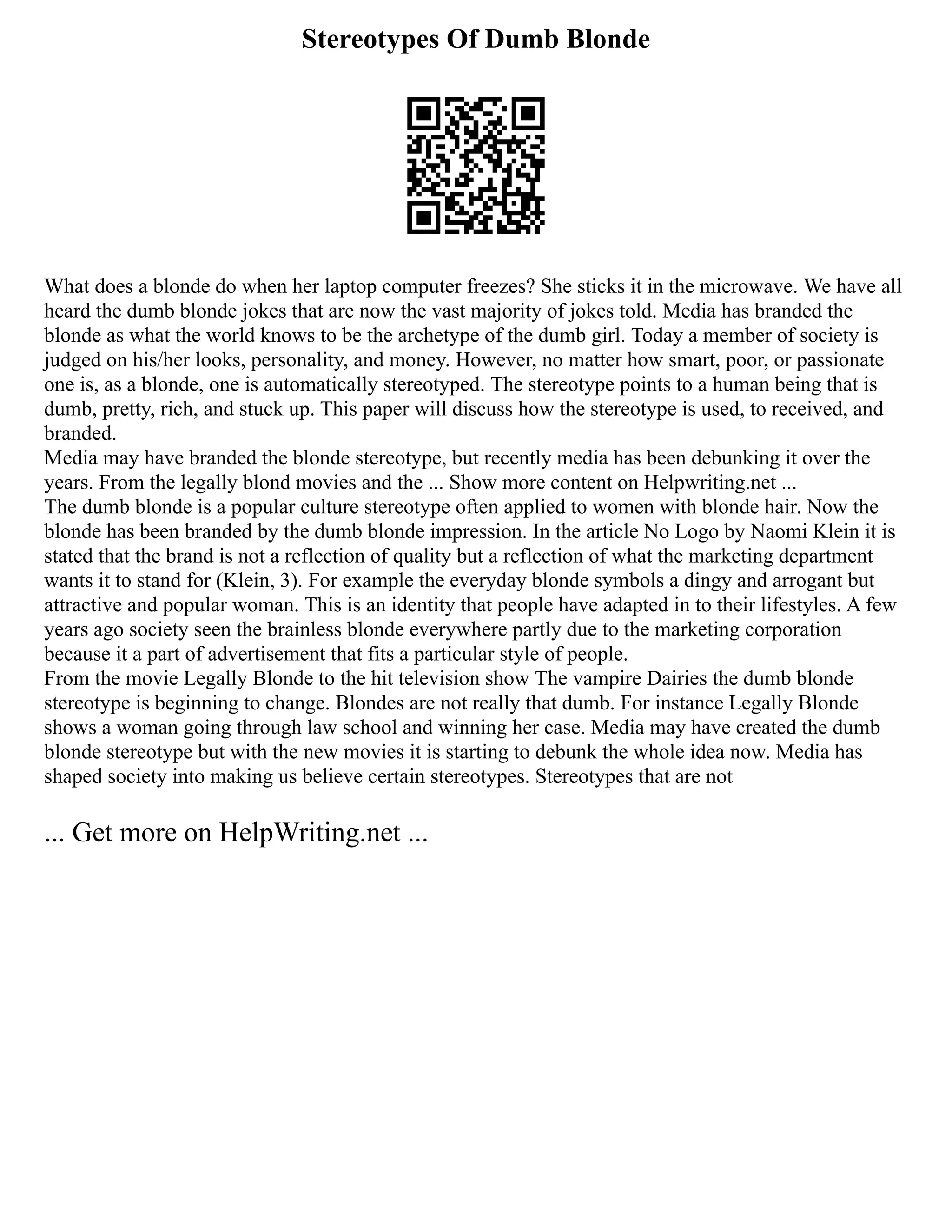 Simple Essay Sample. SAMPLE STUDENT ESSA | PDF