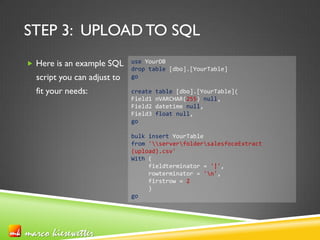 Simple ETL Solution - Marco Kiesewetter | PPT
