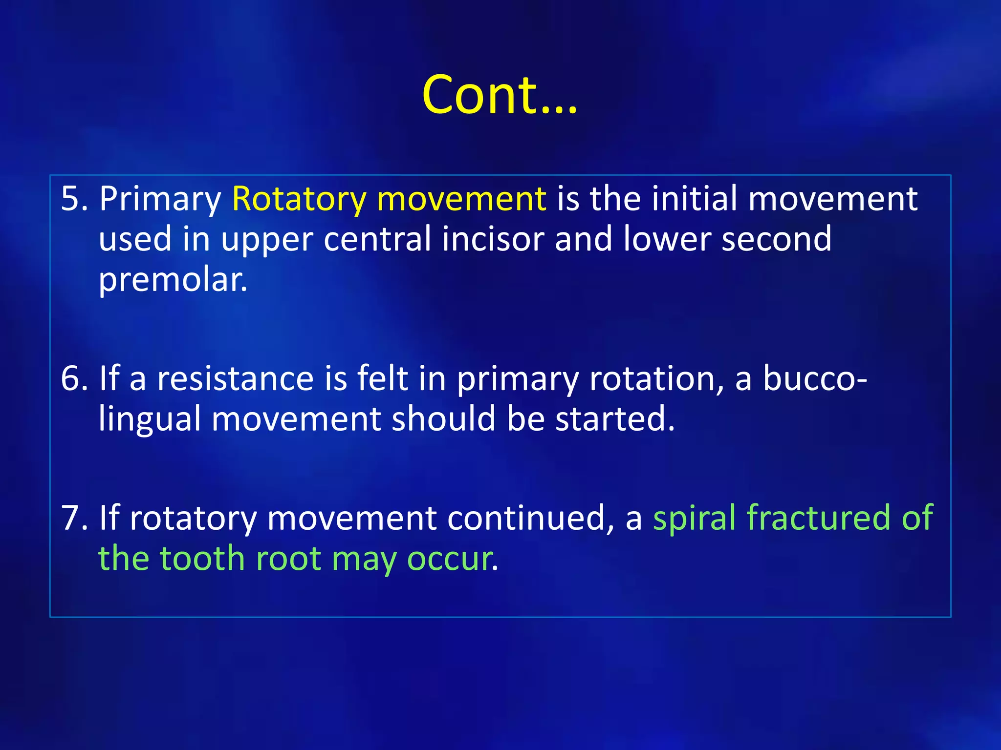 Simple tooth extraction technique | PPTX