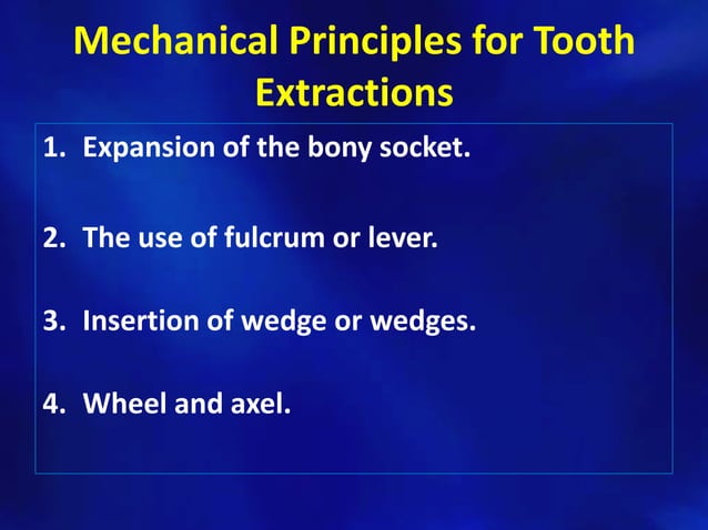 Simple tooth extraction technique | PPTX