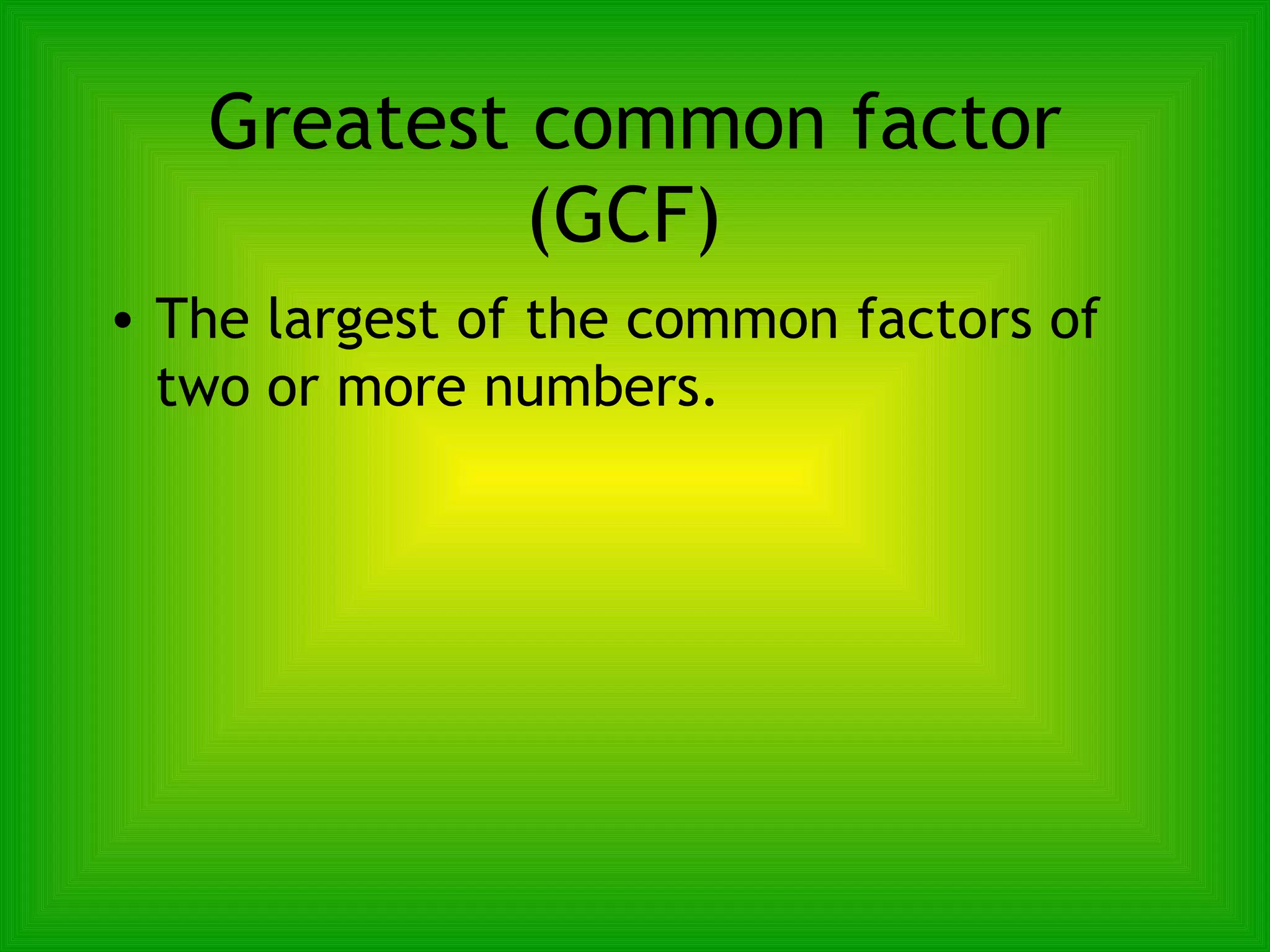 Simple factoring | PPT