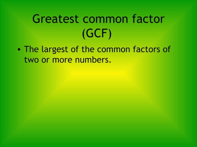 Simple factoring | PPT