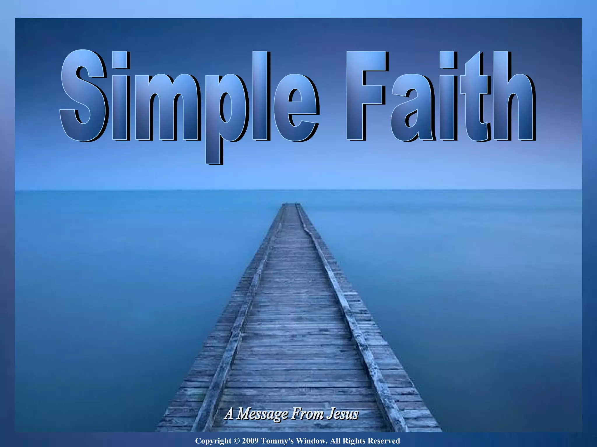 Simple Faith | PPS