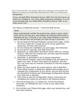 Simple Farm Server Deployment | PDF