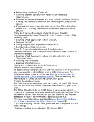 Simple Farm Server Deployment | PDF