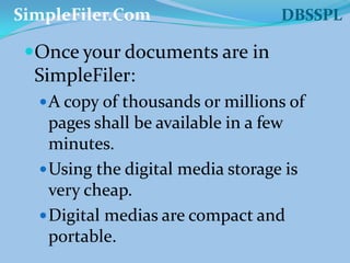 Simple Filer Presentation | PPT