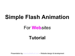 Simple flash animation | PPT