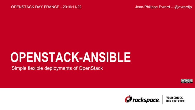 Simple flexible deployments with openstack ansible | PPT