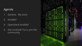 Simple flexible deployments with openstack ansible | PPT