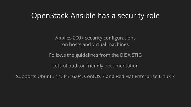 Simple flexible deployments with openstack ansible | PPT