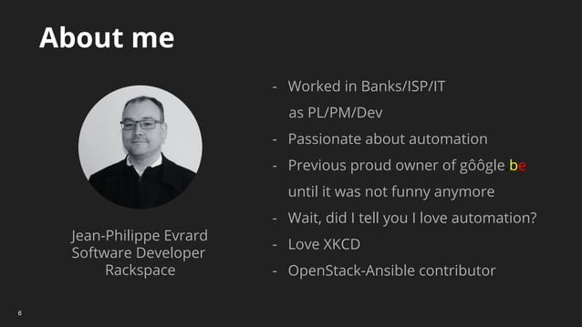Simple flexible deployments with openstack ansible | PPT