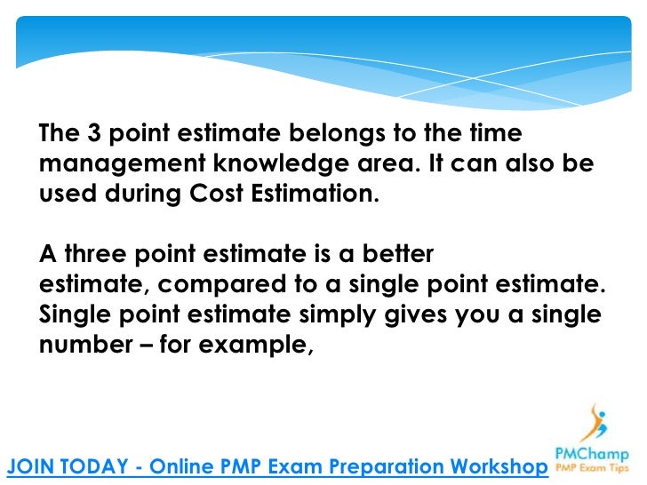 Simple Formula Questions – Three Point Estimates