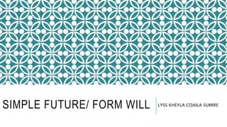Simple future "will" | PPT