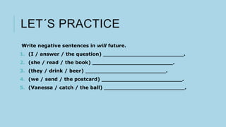 Simple future "will" | PPT