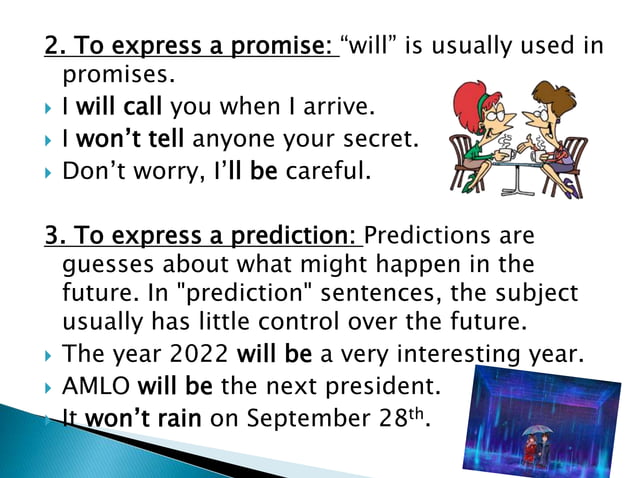 Simple future and future progressive | PPTX