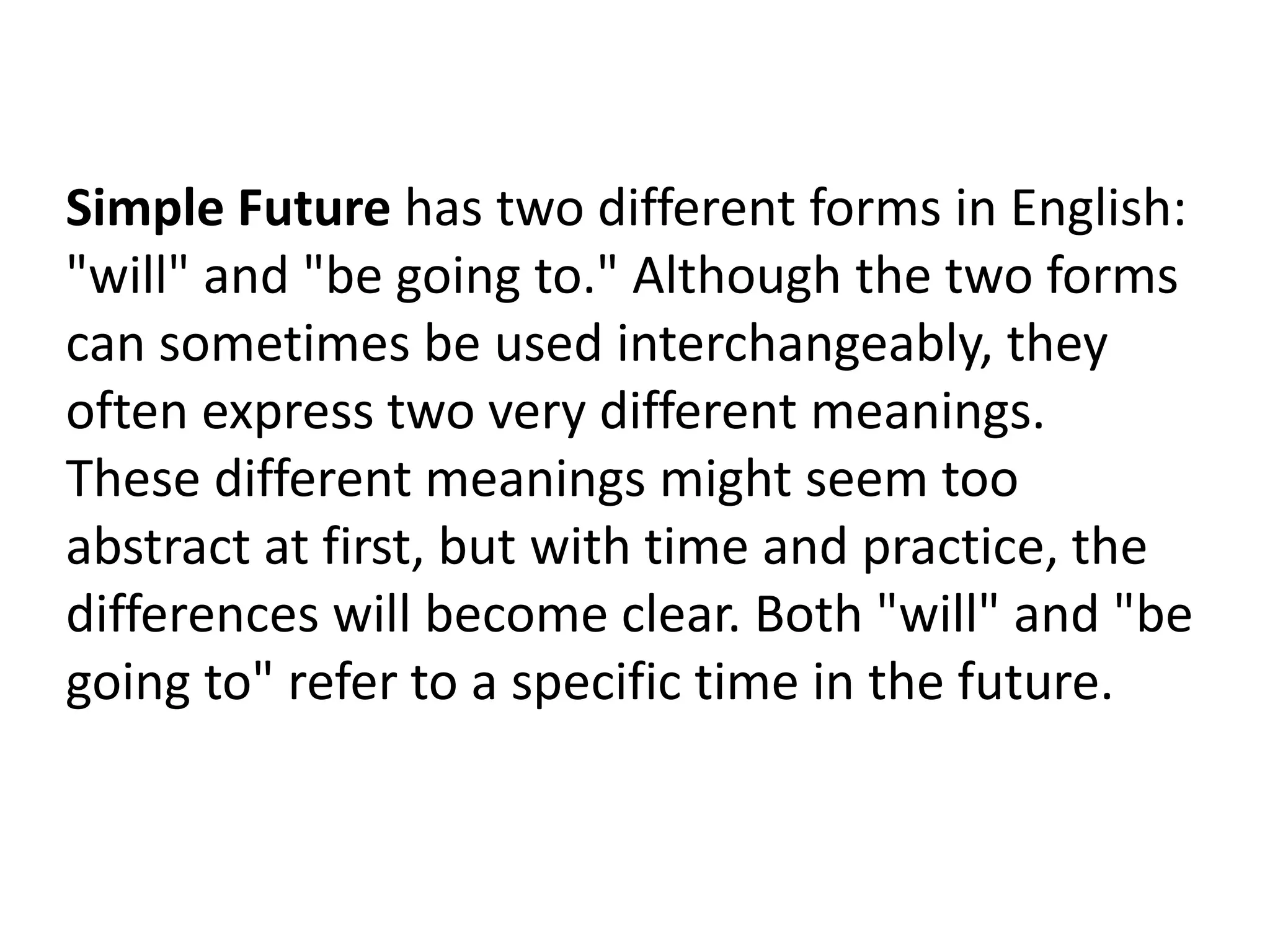Simple future tense | PPTX
